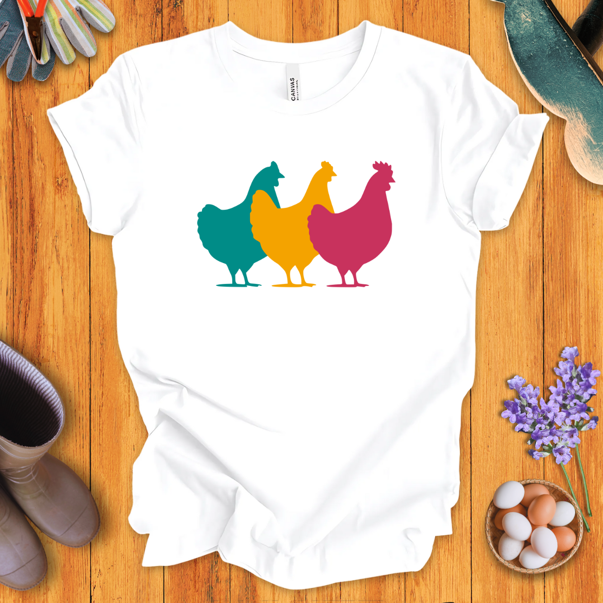 Chicken Colorway T-Shirt – Rural Elements