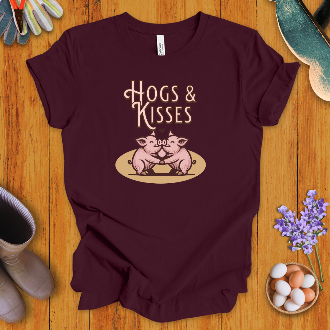 Hogs & Kisses T-Shirt – Rural Elements